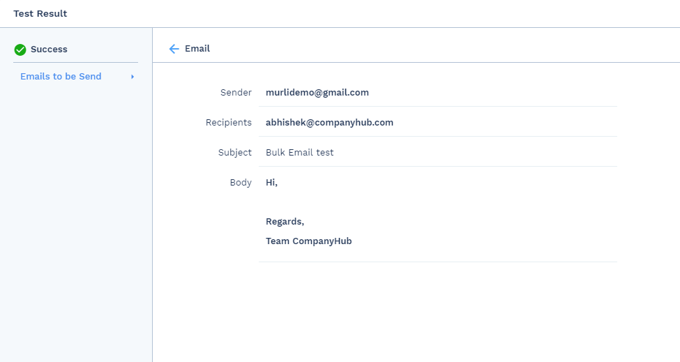 DOC - Send out emails to contacts from a particular industry